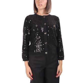 Marella Cardigan - - Knitwear - Damen - Schwarzk - M