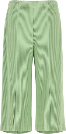 Homme Pliss&eacute; Issey Miyake Bottoms Trousers - Green