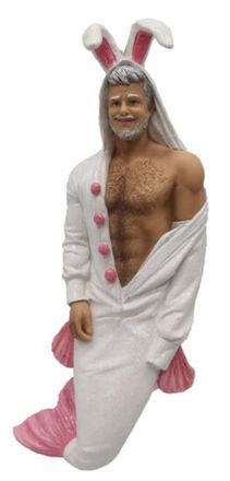 December Diamonds 55-55400 Klopfer Merman Ornament 17.8 cm