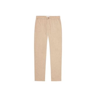 Les Deux Como Tapered Slub Hose - - Trousers - Herren - Beige - W32