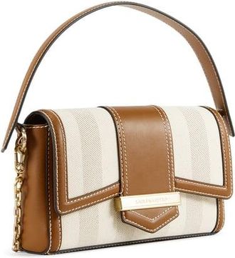 Karl Lagerfeld Sac &agrave; bandouli&egrave;re K/Nova en coton et cuir