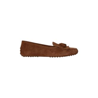 Ralph Lauren Tayte Suede Kiltie Driver - - Shoes - Damen - Braun - 38 EU