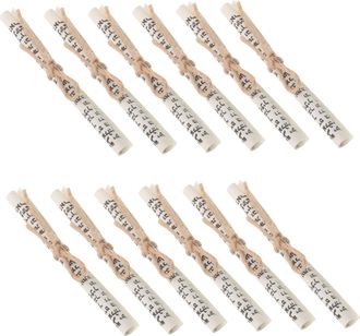 Cabilock 20 Stück Koschere Türrolle Koschere Rollen Für Hebräische Rolle