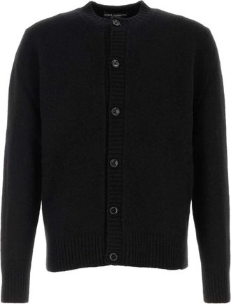 Dolce & Gabbana Herren, Strickwaren, Schwarzk, MGröße