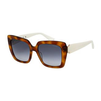 Guess Lunettes de soleil carr&eacute;es en plastique avec logo imprim&eacute; - Femme - Accessoires - Multicolore - Taille: 53 MM