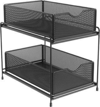 Generic Unter der Spüle - Einstellbare Regalgröße, robuste Metallstruktur, platzsparende Funktion verbessert die Organisation, Fachelemente verbessern die Spe