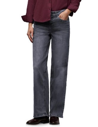 Street One Wide Leg Jeans Steel Grey Washed 33