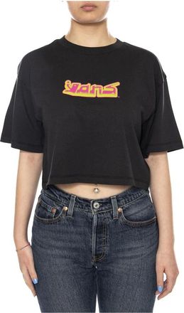 Vans Femme, Tops, Noir, Taille: 36 FR Crop T-shirt