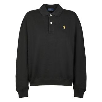 Polo Ralph Lauren Femme, Sweatshirts et sweats &agrave; capuche, Noir, Taille: 40 FR Knit SweaT-shirt