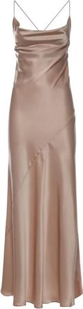 Pinko Pinko, Femme, Robes, Beige, Taille: 36 FR Long Slip Dress
