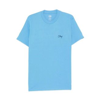 Obey Homme, Tops, Bleu, Taille: M Paper Rose Classic T-Shirt