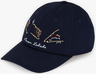 Maison Labiche Casquette Beaumont Chien de ski en coton
