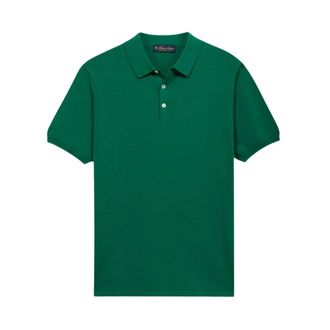 Brooks Brothers Piqu&eacute;-Polohemd aus merzerisierter Baumwolle - - Tops - Herren - Gr&uuml;n - 3XL