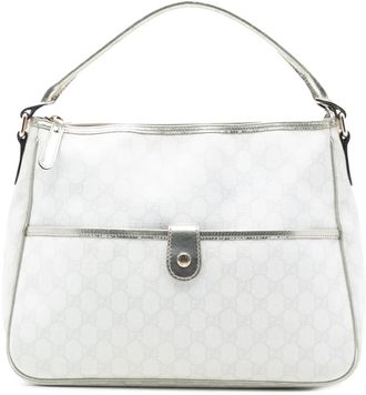 Gucci Crossbody Bags - GG Supreme Joy Handbag - Gr. unisize - in Wei&szlig; - f&uuml;r Damen