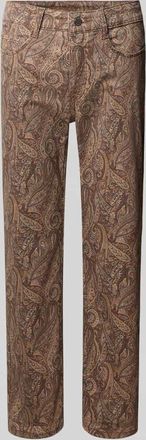 M.A.C Straight Fit Jeans aus Baumwoll-Mix mit Modal-Anteil Modell Dream Cropped