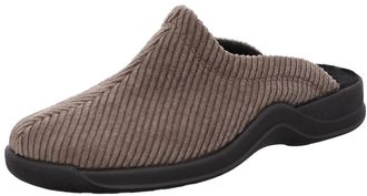 Rohde Herren Hausschuhe Pantoffeln Cord Vaasa-H 2740, Gr&ouml;&szlig;e:45 EU, Farbe:Gr&uuml;n