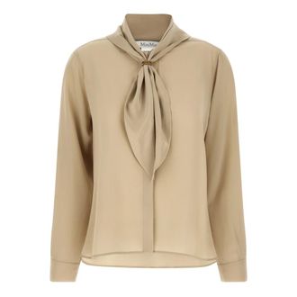Max Mara Damen, Blusen & Hemden, Beige, MGr&ouml;&szlig;e