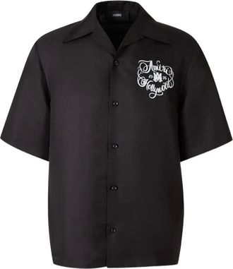 Amiri button floral print shirt - Schwarz