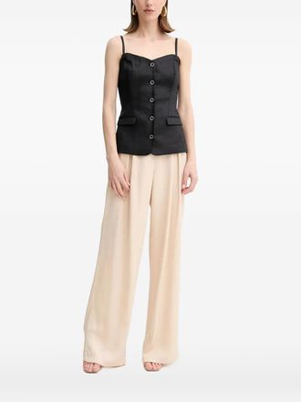 Guess Co haut à boutonnière devant - Noir