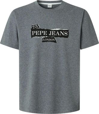 Pepe Jeans London Homme, Tops, Gris, Taille: XL Griffin Tee