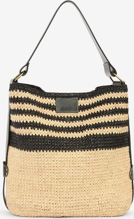 Isabel Marant Sac Bayia - Femme - Noir Et Naturel - Taille - Isabel Marant - Collection &Eacute;t&eacute; Femme - Nouvelle Collection Capsule High Summer