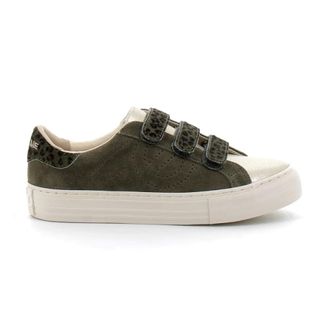 No Name Baskets en cuir olive Arcade Straps Perfos - Femme - Chaussures - Vert - Taille: 38 EU
