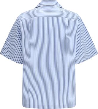 Dolce & Gabbana Striped Poplin Shirt - Blue
