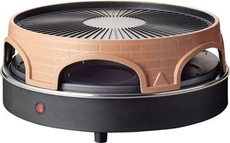 Emerio Kombi-Pizza Ofen,Pizzarette,Raclette,Grill, 6 Pers. - Emerio