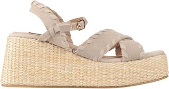 Colors Of California CRISS CROSS WEDGE SANDAL