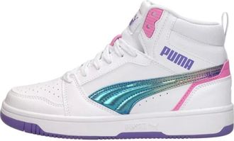 Puma Puma, Femme, Chaussures, Blanc, Taille: 37 EU Rebound V6 Mid Bouncy Sky Jr