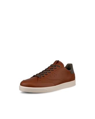 Ecco Street Lite Court Sneaker f&uuml;r Herren, Cognac/Cognac/Dark Clay, 11-11.5