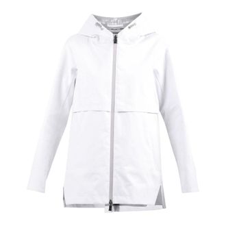 Herno Femme, Manteaux, Blanc, Taille: 36 FR Veste en lin Laminar