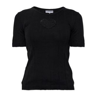 Ganni Damen, Oberteile, Schwarzk, 2XSGr&ouml;&szlig;e