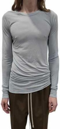 Rick Owens Homme, Tops, Gris, Taille: XL Double LS T