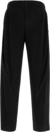 Homme Pliss&eacute; Issey Miyake SLASH Trousers - Black