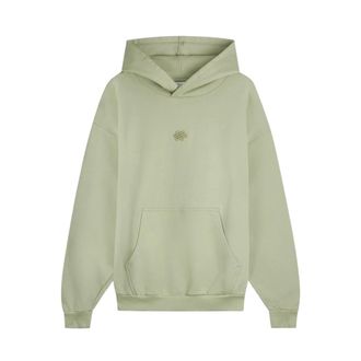 Filling Pieces Hoodie Boxy Embroidered - - Sweatshirts & Hoodies - Herren - Gr&uuml;n - M