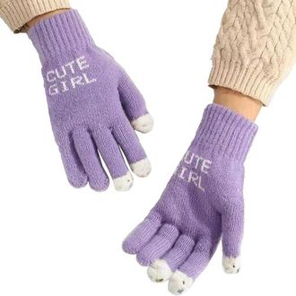 Generico Gants tricot&eacute;s, gants tactiles pour temps froid, gants dhiver, pour ski, randonn&eacute;e, course, snowboard, patinage sur neige, conduite, voyage quotidien,