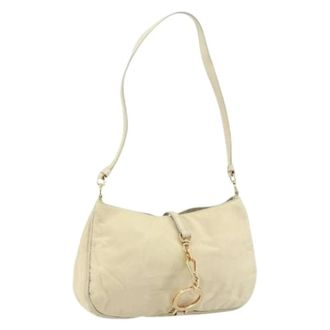 Prada Sac bandouli&egrave;re Vintage en nylon Pre-owned - Femme - Pre-owned - Beige - Taille: ONE Size