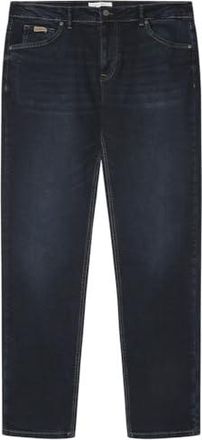 Springfield Vaquero Slim Negro Claro Jeans, Azul Pato, 36W Homme