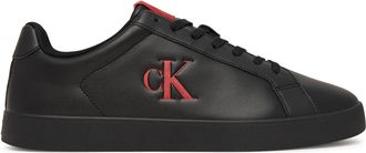 Calvin Klein Sneakers Calvin Klein 3 Cupsole Derby Pu Smo HM0HM02458 Schwarz
