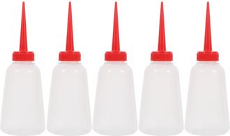 Cabilock 5st&uuml;cke &Ouml;lspender Aus Kunststoff Mit Langer D&uuml;se F&uuml;r N&auml;hmaschinen Stickmaschinen Und Elektrowerkzeuge &Ouml;lapplikator F&uuml;r Pr&auml;zise Schmierung &Ouml;lflaschen M