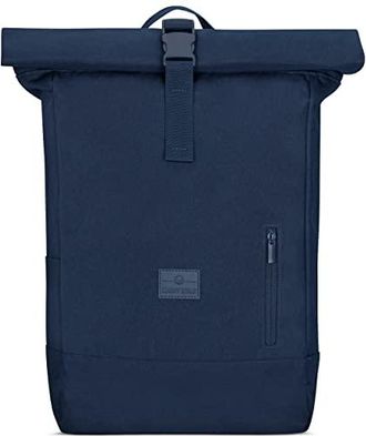 Johnny Urban Sac à dos homme & femme Bleu - Robin Large - à partir de PET recyclé - Daypack durable haute qualité - 18-22 litres - Poche pour pc portable 16 pouche