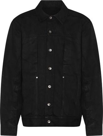 Rick Owens Jeansjacke - Schwarz