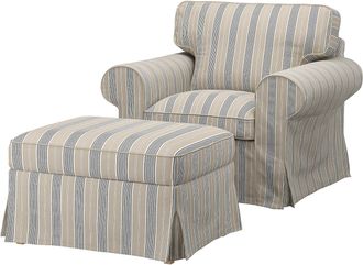 IKEA EKTORP Sessel und Hocker