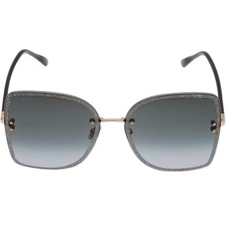 Jimmy Choo London Leti 2M2 9O Schwarze Sonnenbrille