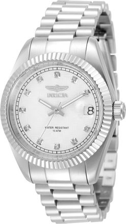 Invicta Specialty 51037 Damenuhr - Quarzwerk - Edelstahl mit silbernem Zifferblatt - 36 mm