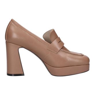 Emanuelle Vee Femme, Chaussures, Brun, Taille: 39 EU Avec talon marron