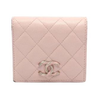 Chanel Pre-owned Matelasse Grained Calf Small Wallet - - Pre-owned - Damen - Rosa - ONE SIZE