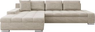 Mirjan24 Eckcouch Ecksofa Orkan, Elegante Sofa mit Schlaffunktion und Bettfunktion, Bettkasten Couch L-Sofa, Ottomane Universal (Nazar 225.02)