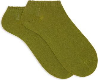 Gallo Gallo, Femme, Sous-v&ecirc;tements, Vert, Taille: ONE Size Chaussettes invisibles en cachemire